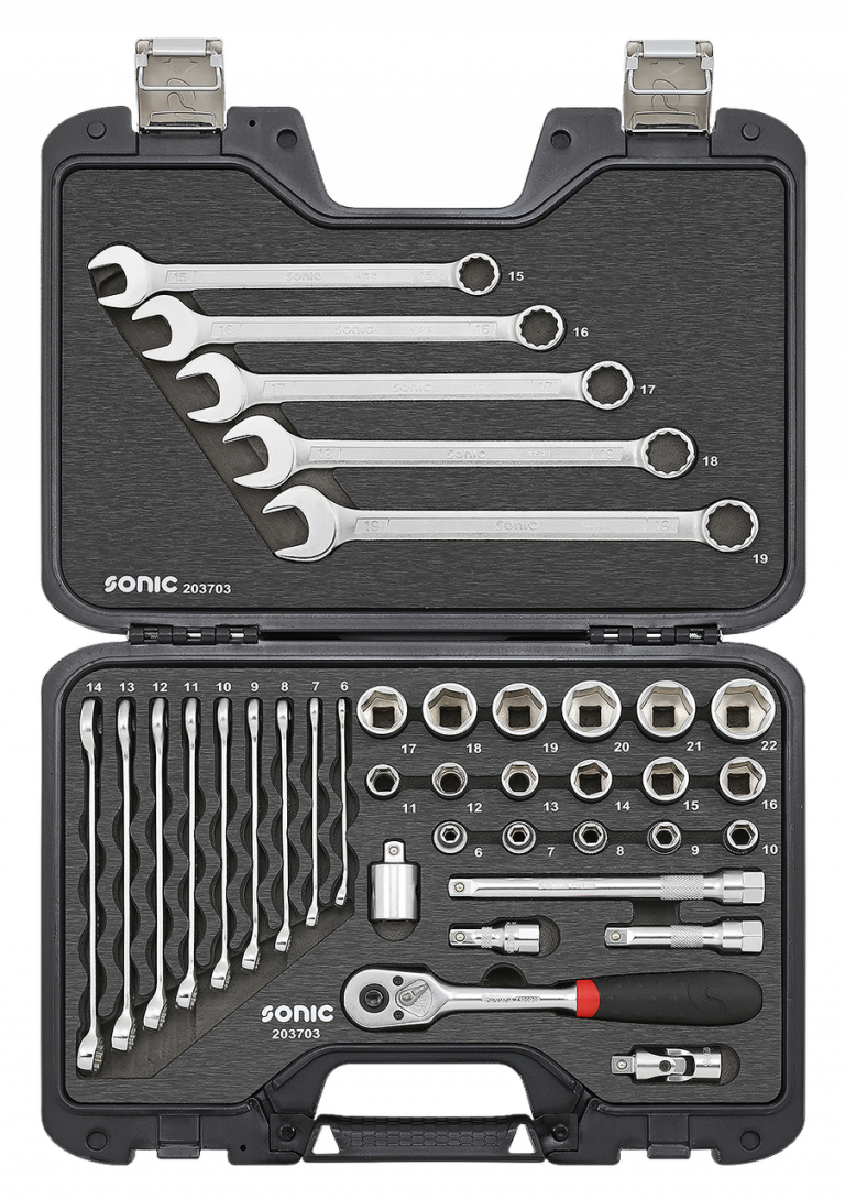 MCS Metric Combination Set 1/4" 3/8" 1/2", 99-PCS - Sonic Tools