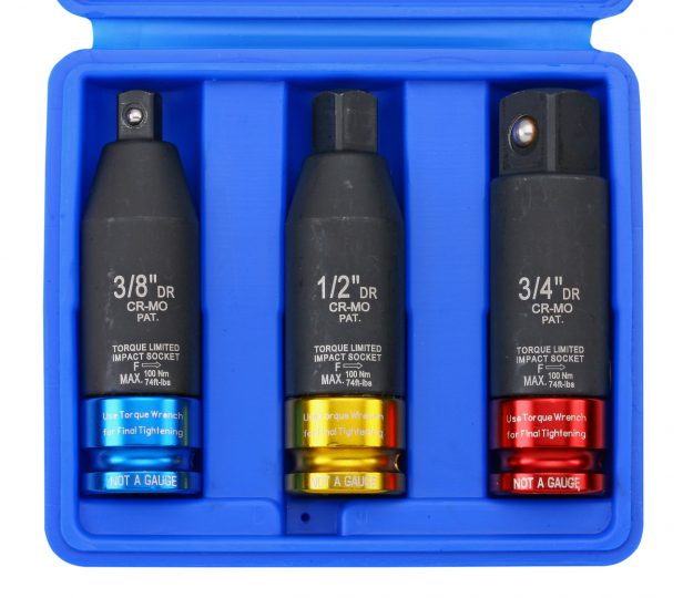 1/2" Drive Torque Impact Adaptor Set, 3-PCS - Sonic Tools