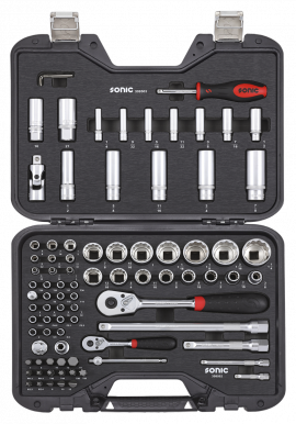 MCS Metric Socket Set 1/2", 24-PCS - Sonic Tools
