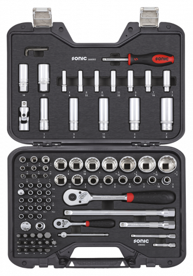 MCS Metric Socket Set 1/2", 24-PCS - Sonic Tools