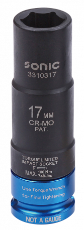 1/2" Torque Impact Socket 21mm - Sonic Tools