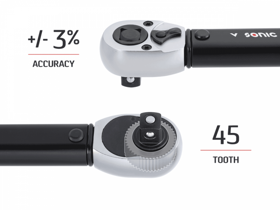 3/4" Drive Torque Wrench 110-550NM (81-405 FT-LBS) - Sonic Tools