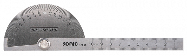 Stainless steel protractor - Sonic Tools