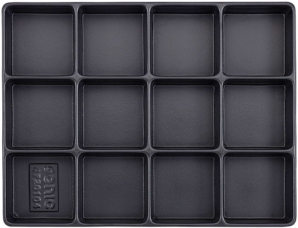 Empty tray, 12 compartments (290x370x48mm) - Sonic Tools