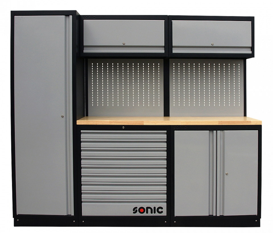 MSS 90.5" Work Station 90.5" Wooden Worktop - Sonic Tools