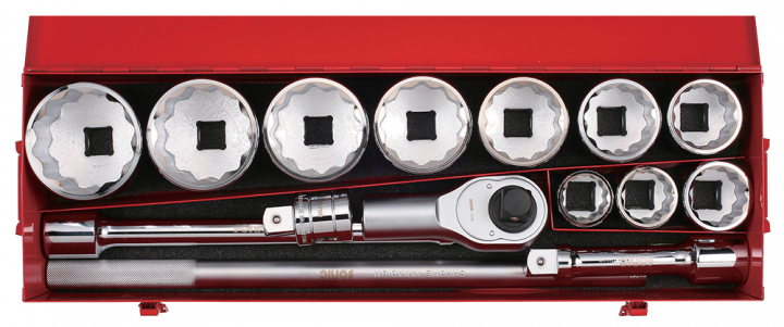 Socket set 1", 12 pt. 15-pcs - Sonic Tools