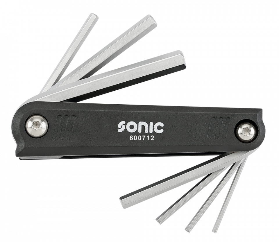 Hex Key Set Folding, 7-PCS - Sonic Tools