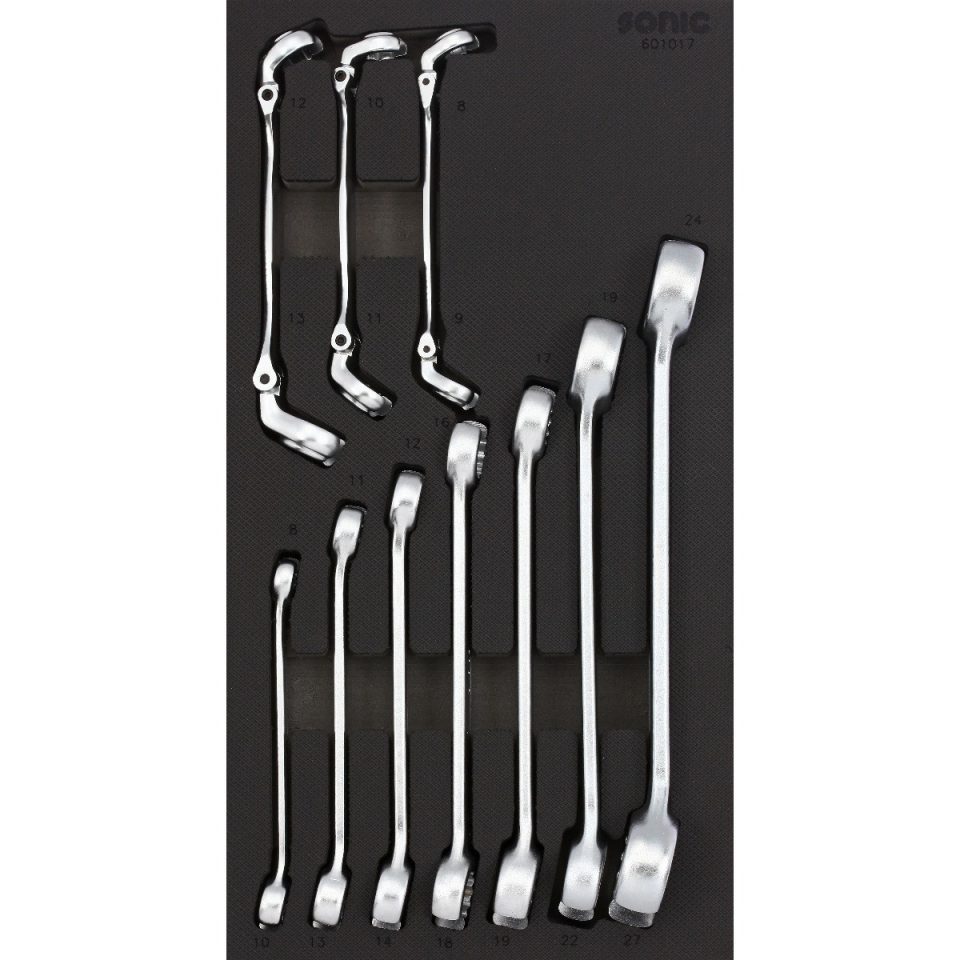 Flare Nut Wrench Set, 10-PCS - SMALL SFS - Sonic Tools