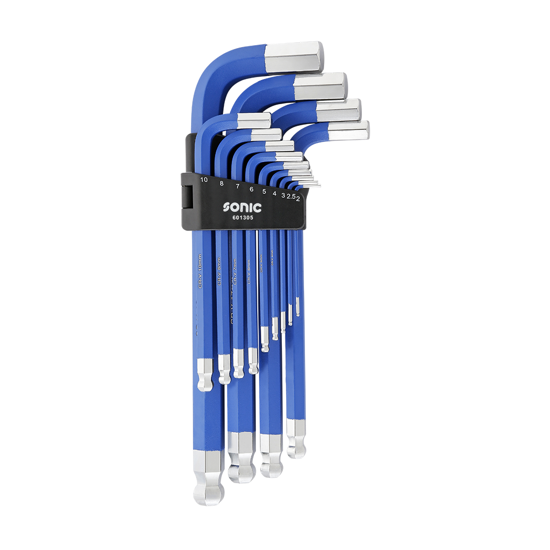 Ball Ended Hex Key Set with Magnet, 13-PCS - Sonic Tools