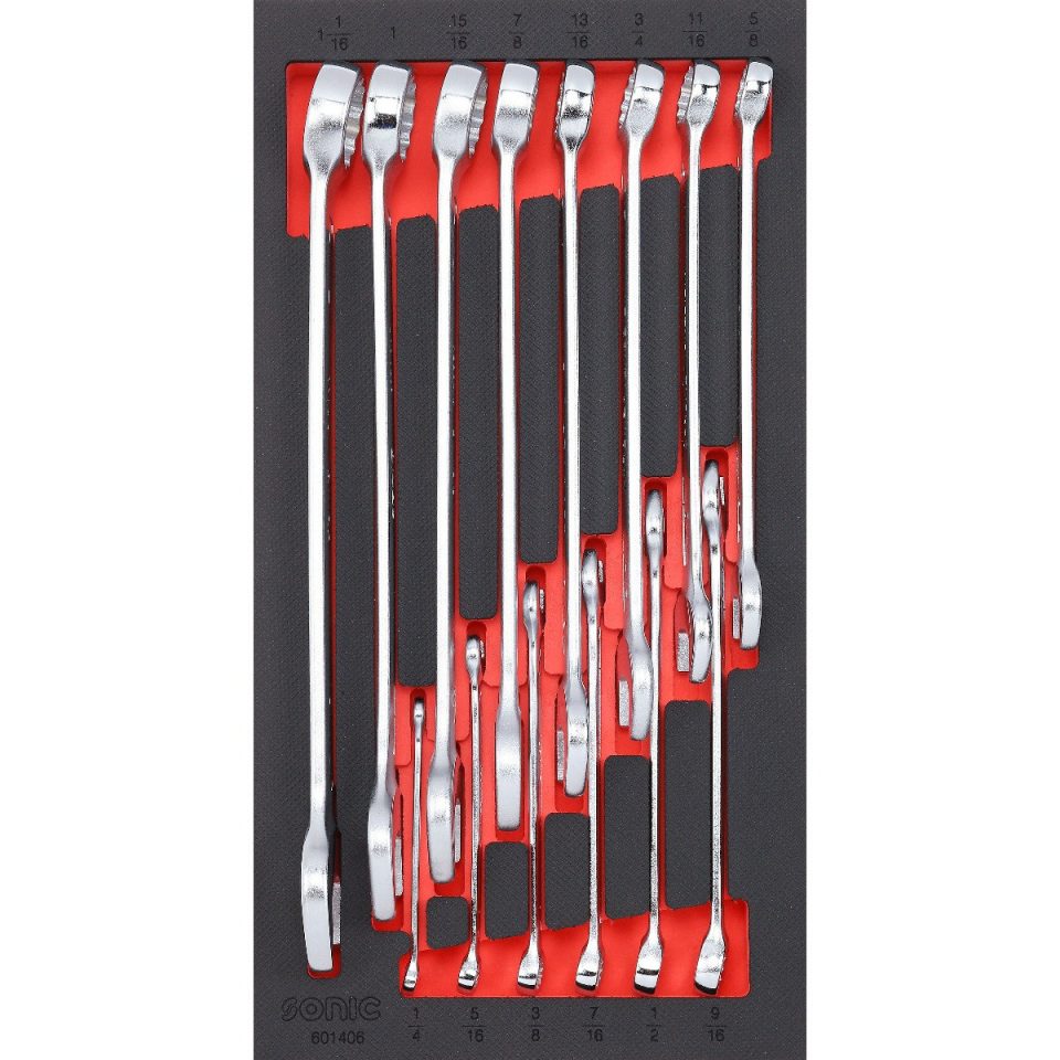 SAE Wrench Set, 14-PCS - SMALL SFS - Sonic Tools