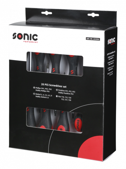 Screwdriver set, 20-pcs - Sonic Tools