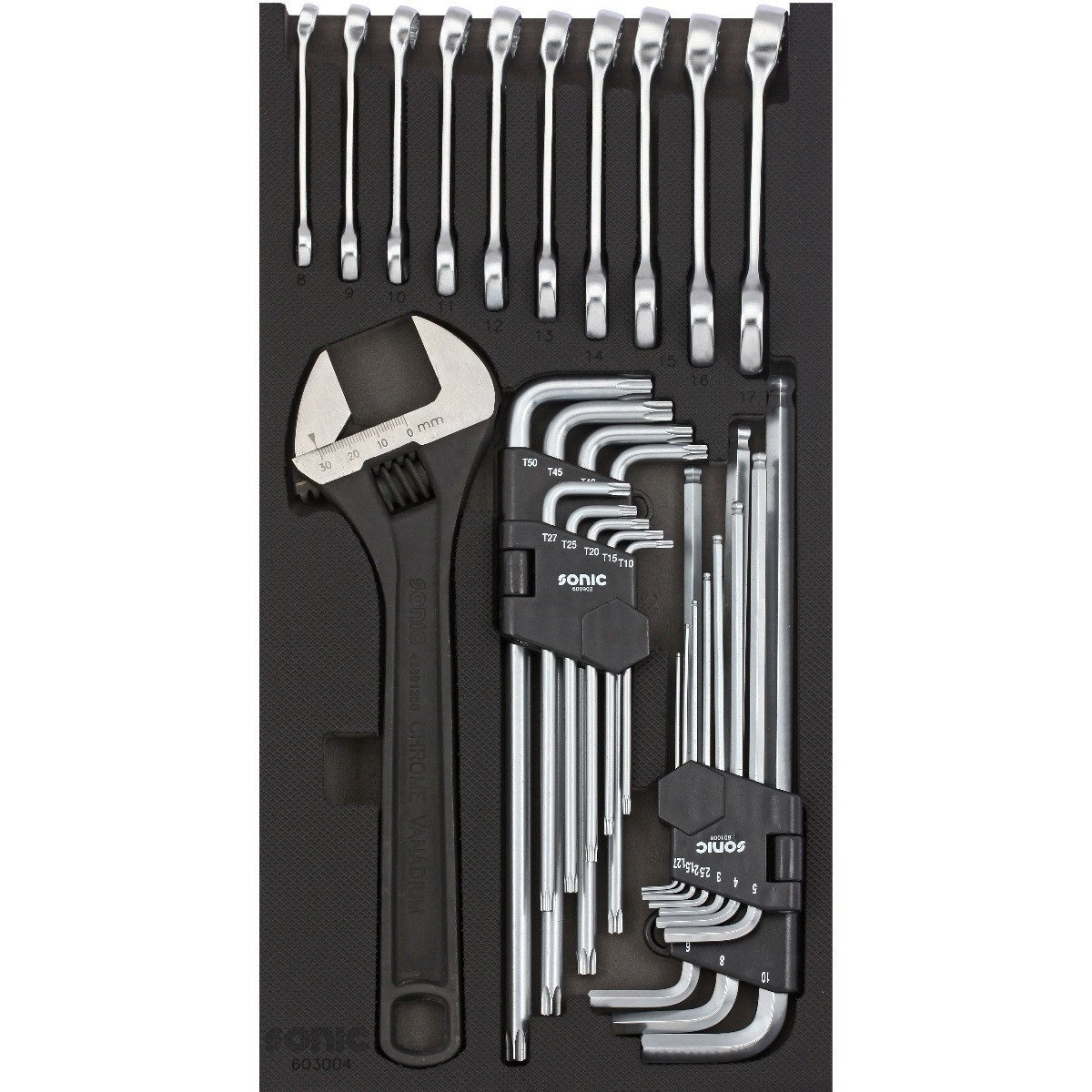 Metric Wrench Set, 30-PCS - SMALL SFS - Sonic Tools