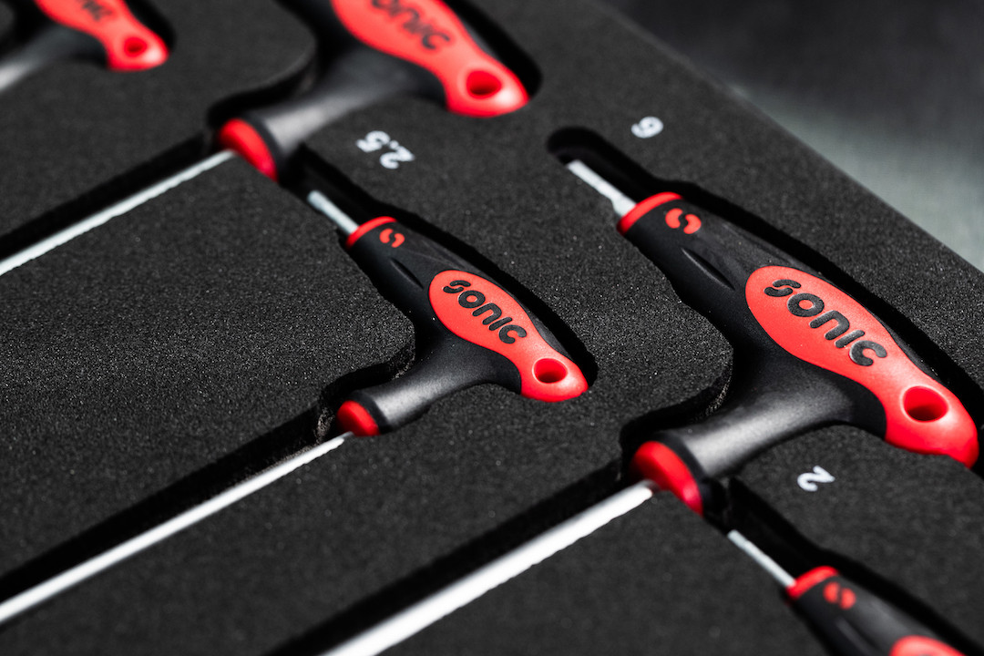 Hex Nut and Key Grip Set, 42-PCS - LARGE SFS - Sonic Tools