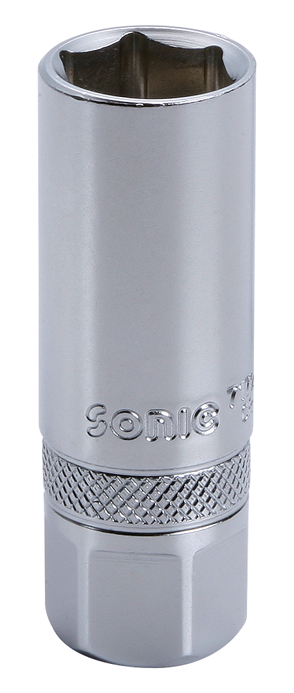 3/8" Drive 16mm Spark Plug Clip Socket 12pt. - Sonic Tools