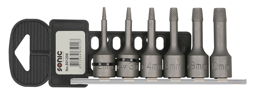 3/8" Drive Bolt Twister Socket Set, 6-PCS - Sonic Tools