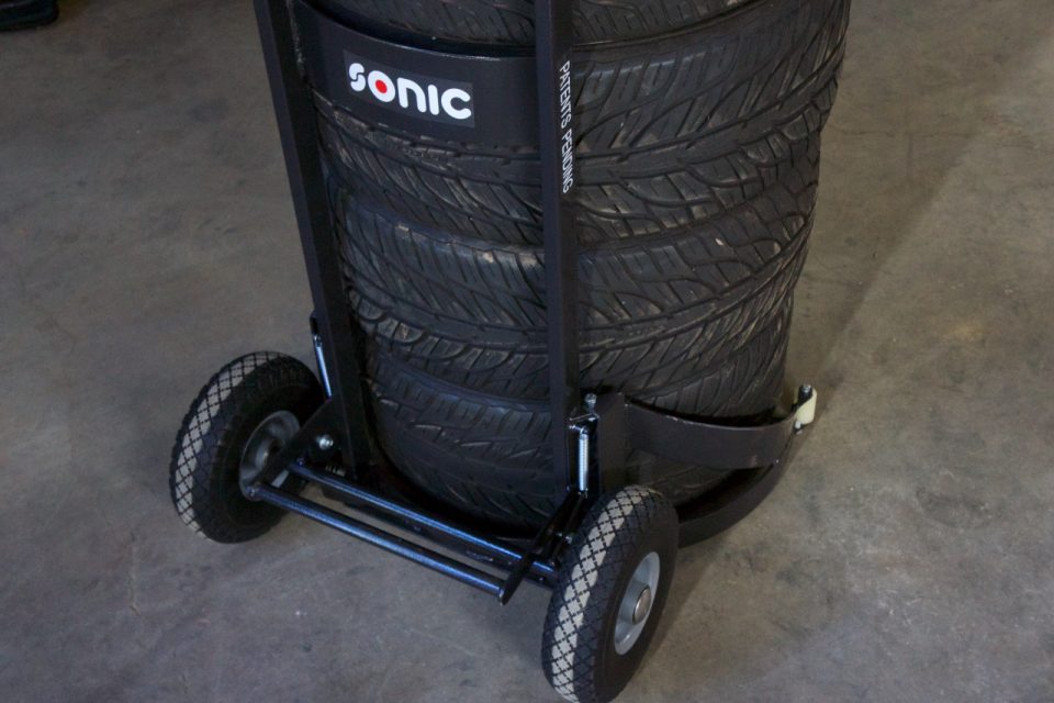 Tire carrier caddy - Sonic Tools
