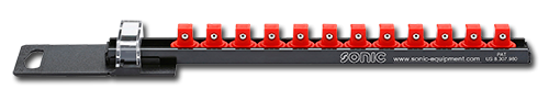 3/8" Socket rail with 12 clips - Sonic Tools