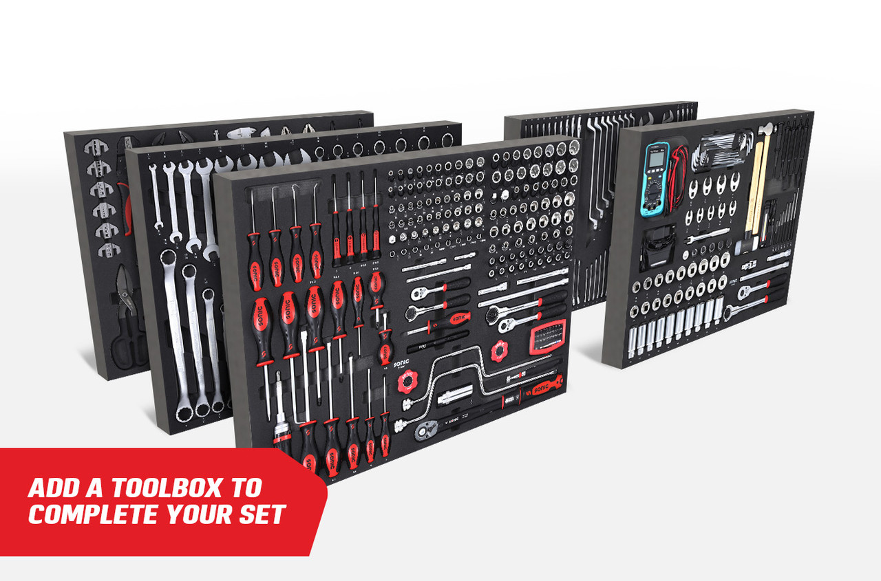 Metric and SAE Toolset - Advanced, 454-PCS - Sonic Tools