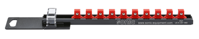 3/8" Drive Hex Stubby Bit Socket Set on Rail - Sonic Tools