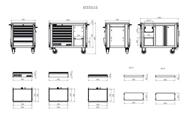 NEXT S13 Toolbox, 13 drawers - Sonic Tools