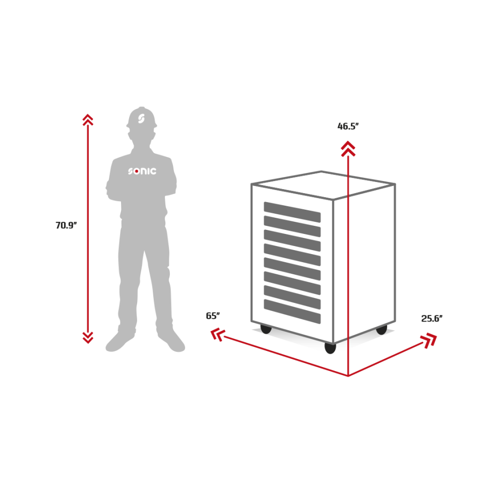 NEXT S15 Toolbox, 13 Drawers - Sonic Tools